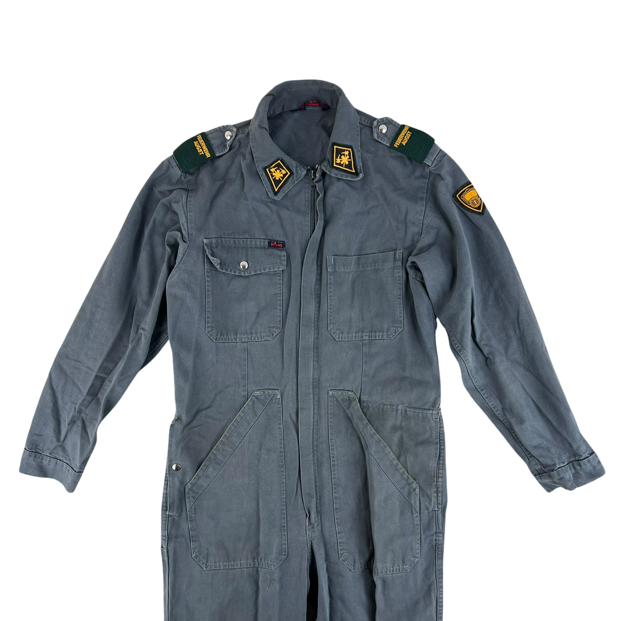 Swiss Army Grey Fire Department Coveralls - Medium – Lambrino Militaria