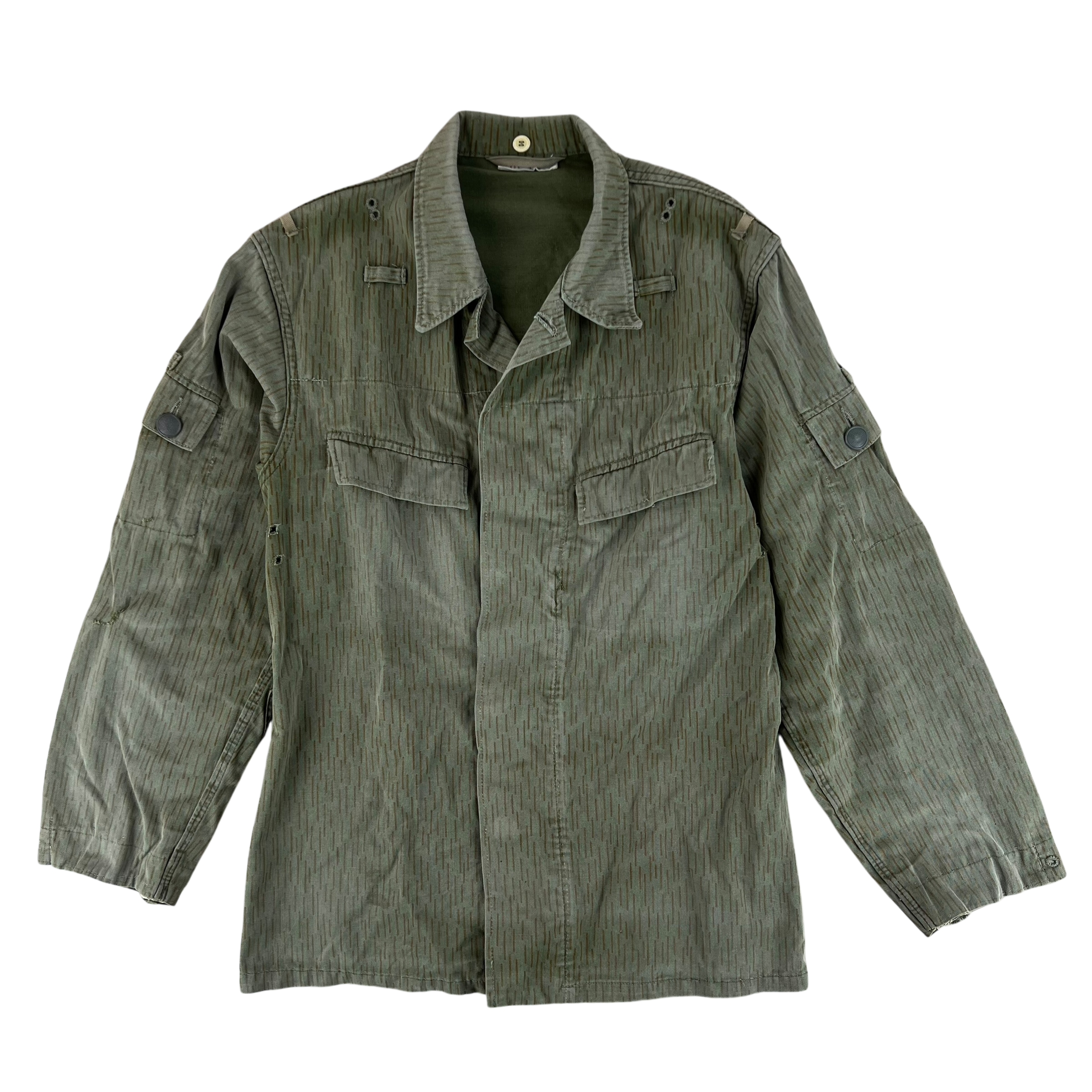 East German Army NVA DDR Raindrop Strichmuster Camouflage Jacket - Med ...