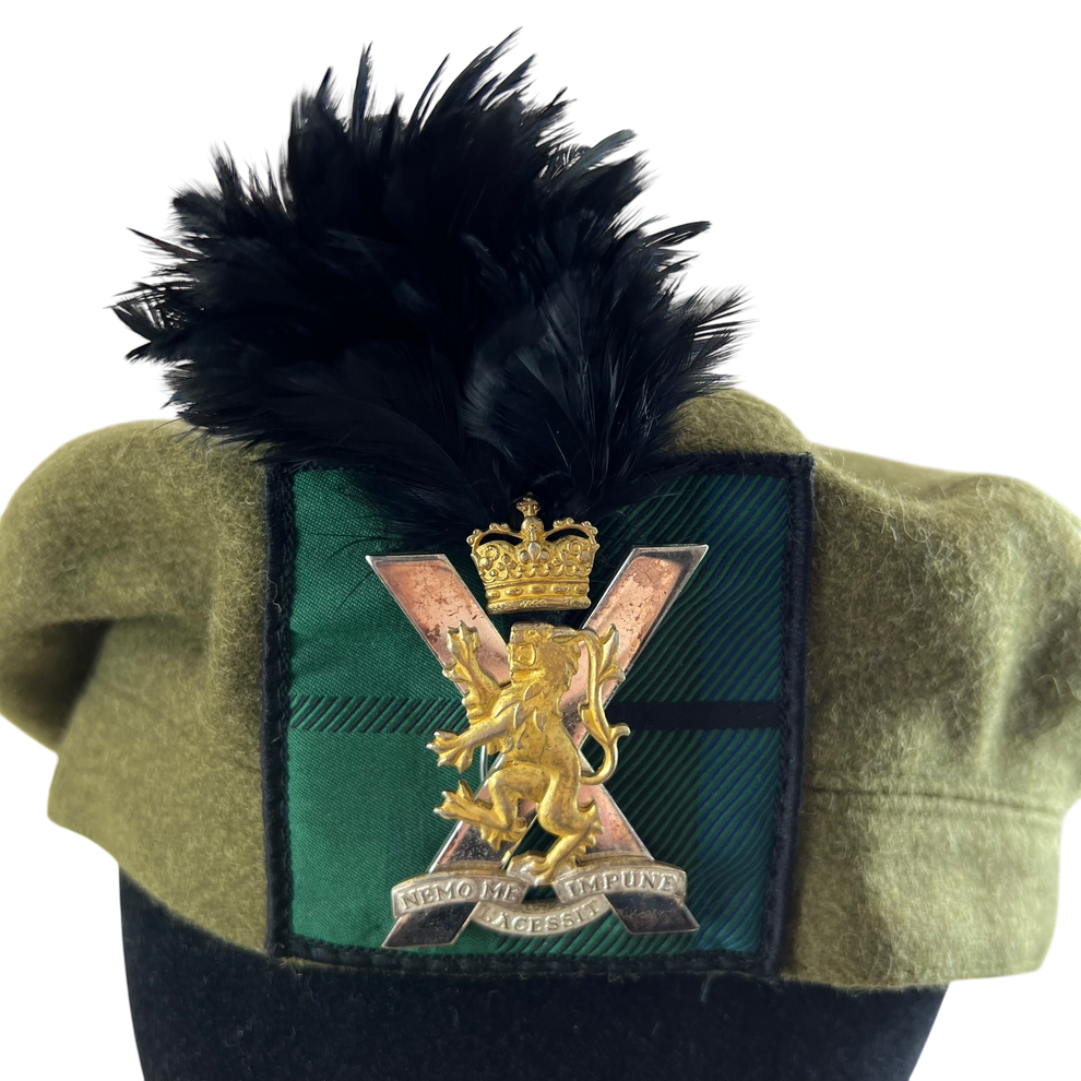 British Army Tam o Shanter w/ Plume - Royal Regiment of Scotland - Med ...
