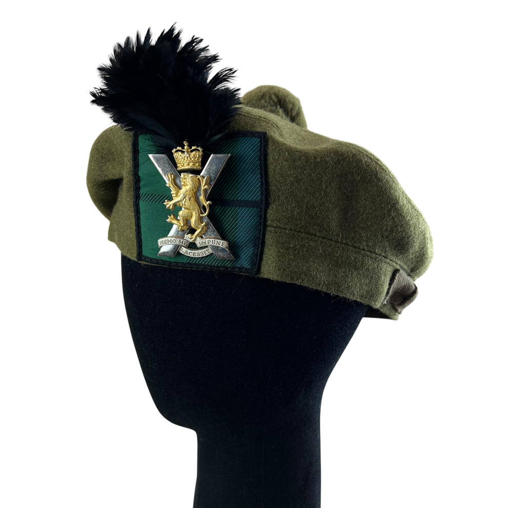 British Army Tam o Shanter w/ Plume - Royal Regiment of Scotland - Med ...