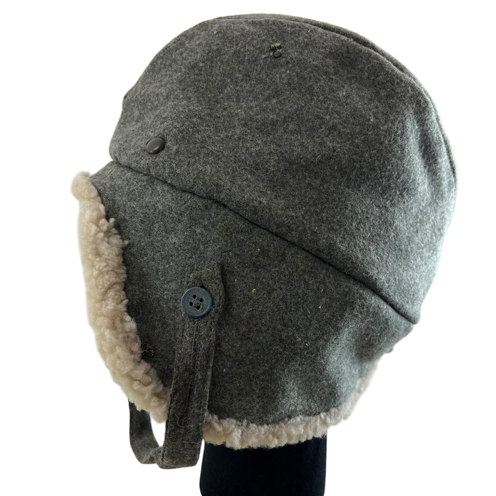 Swedish Army WW2 M43 Wool Ushanka Cap - Small 56cm – Lambrino Militaria