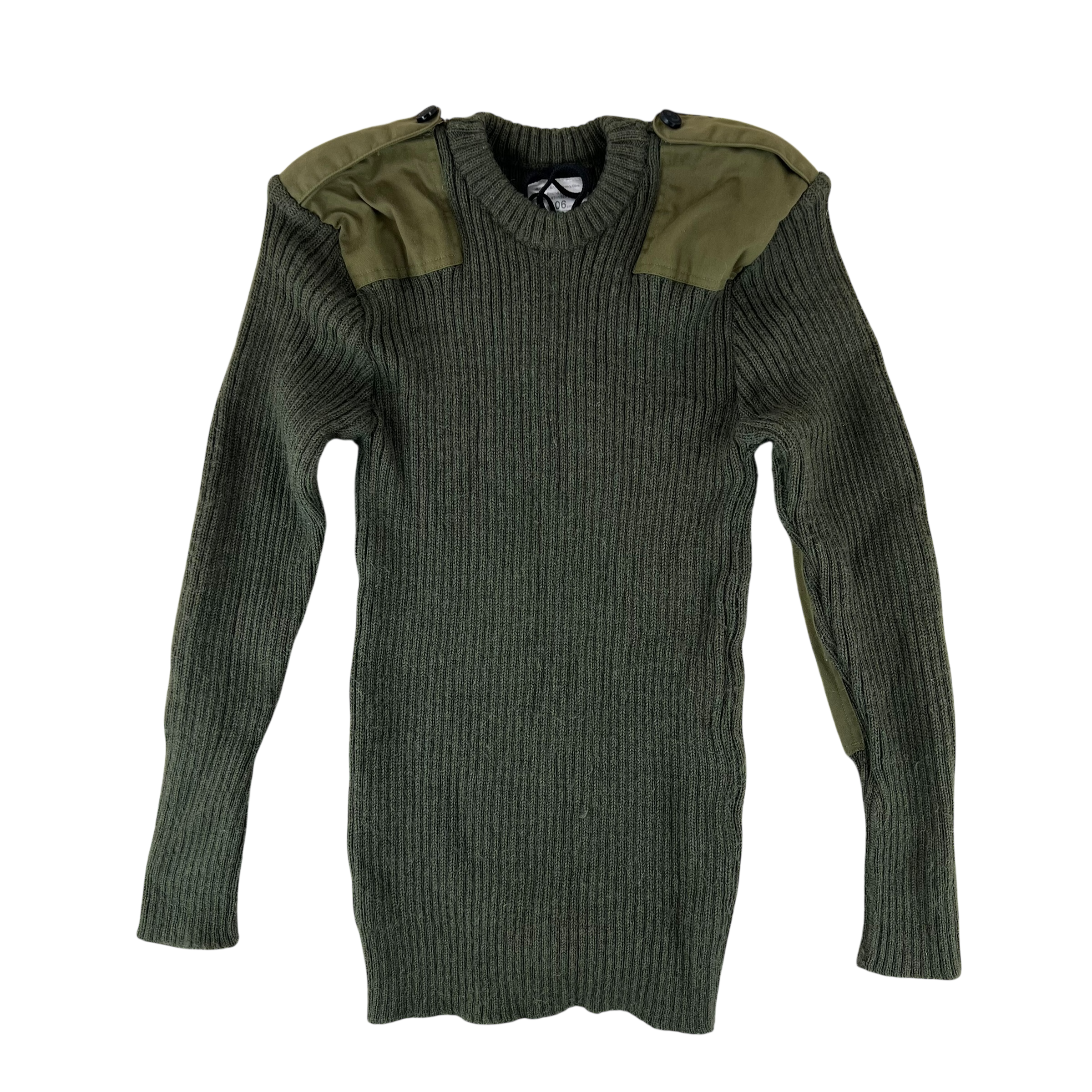 British Army Olive Green Pullover Jumper - Rifles - Large 106cm ...