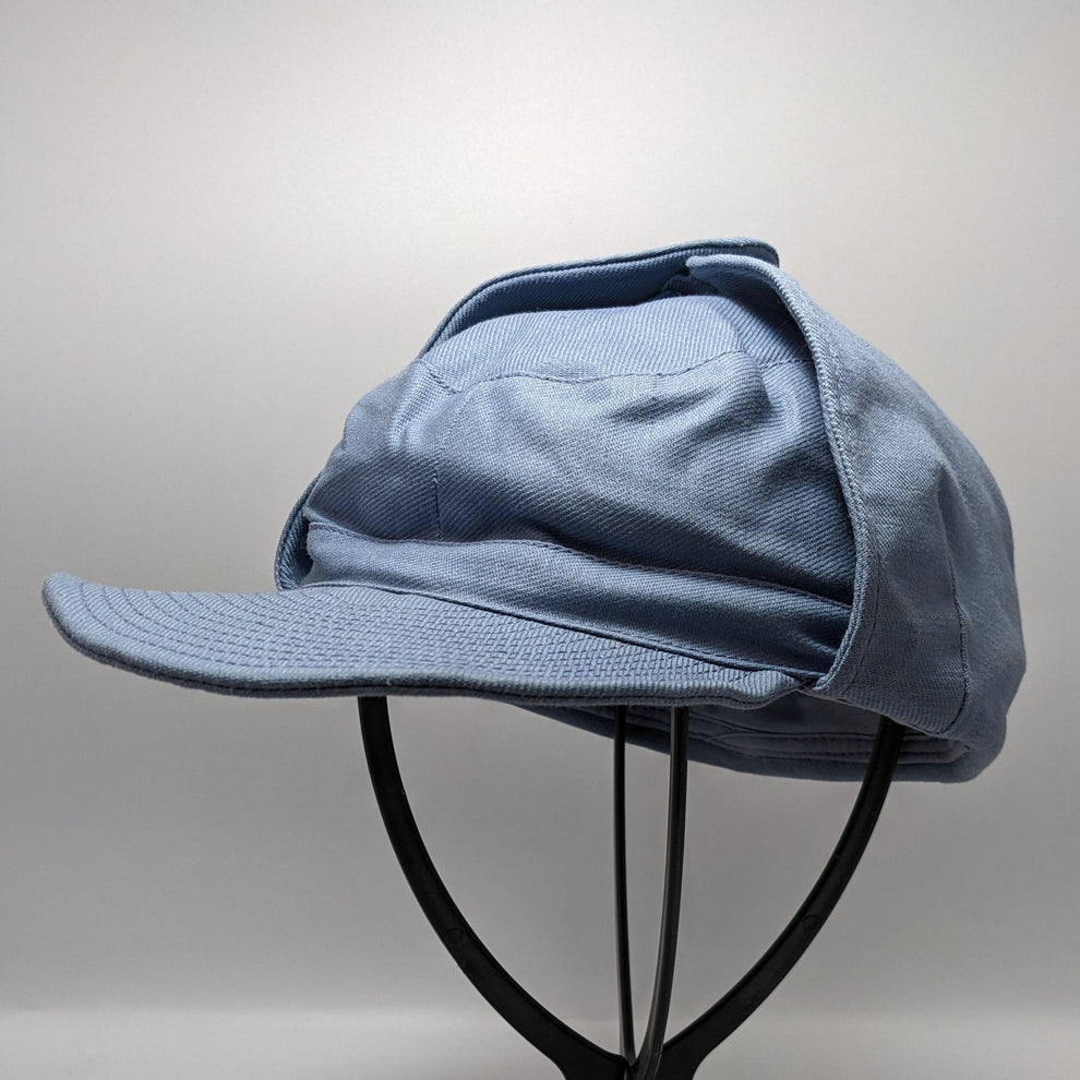 Swedish Army Civil Defence 1960's Sky Blue Winter Trapper Cap ...